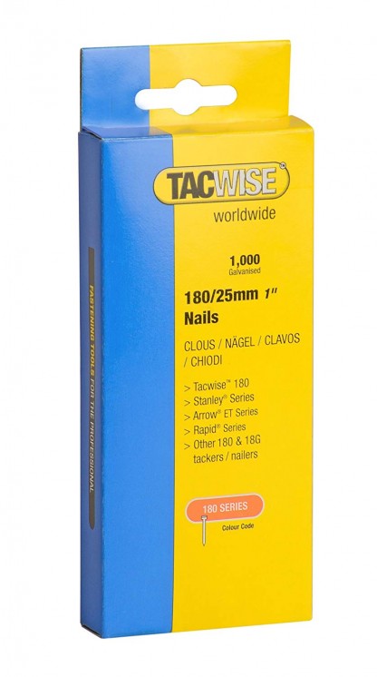 Rapesco Tacwise 180 18G Nails for Nail Guns